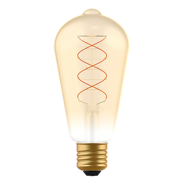 123led LED lamp E27 | Edison ST64 | Spiraal Filament | Goud | 2000K | Dimbaar 4.5W 123led 123led.nl